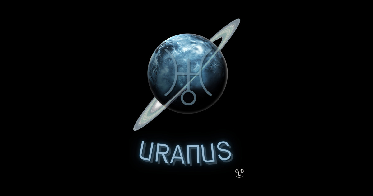 Mystical Uranus Design - Astrology Symbol & Planet Art - Astrology ...