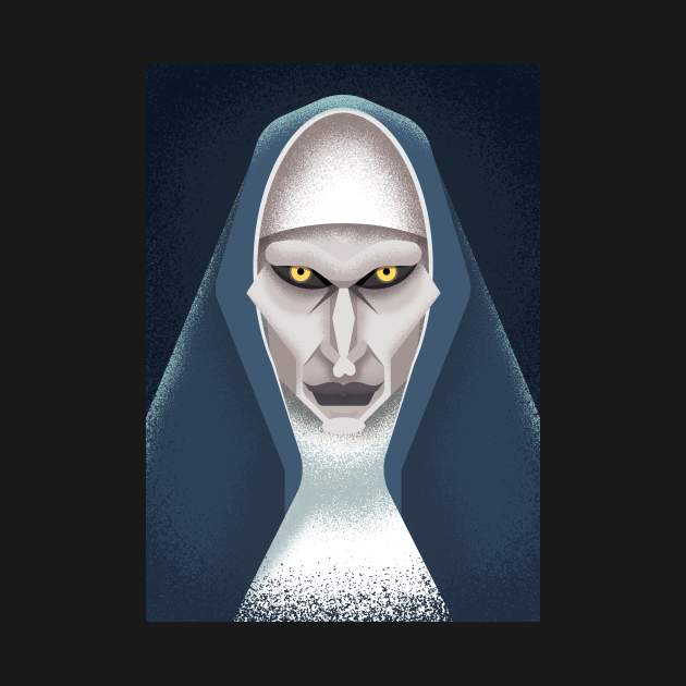 The Nun Valak The Conjuring T-Shirt, Horror Movie T-Shirt, Halloween T ...