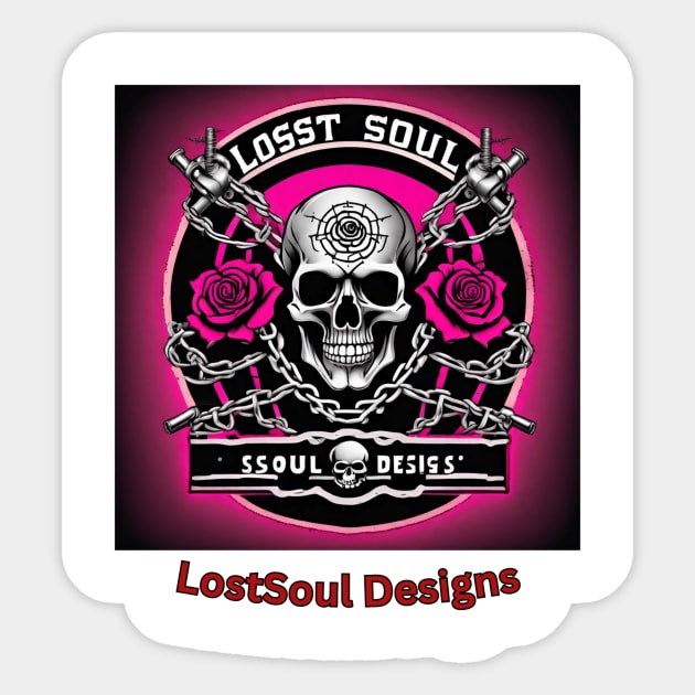 logo for lost soul designs - Lost Soul Logo - Sticker | TeePublic