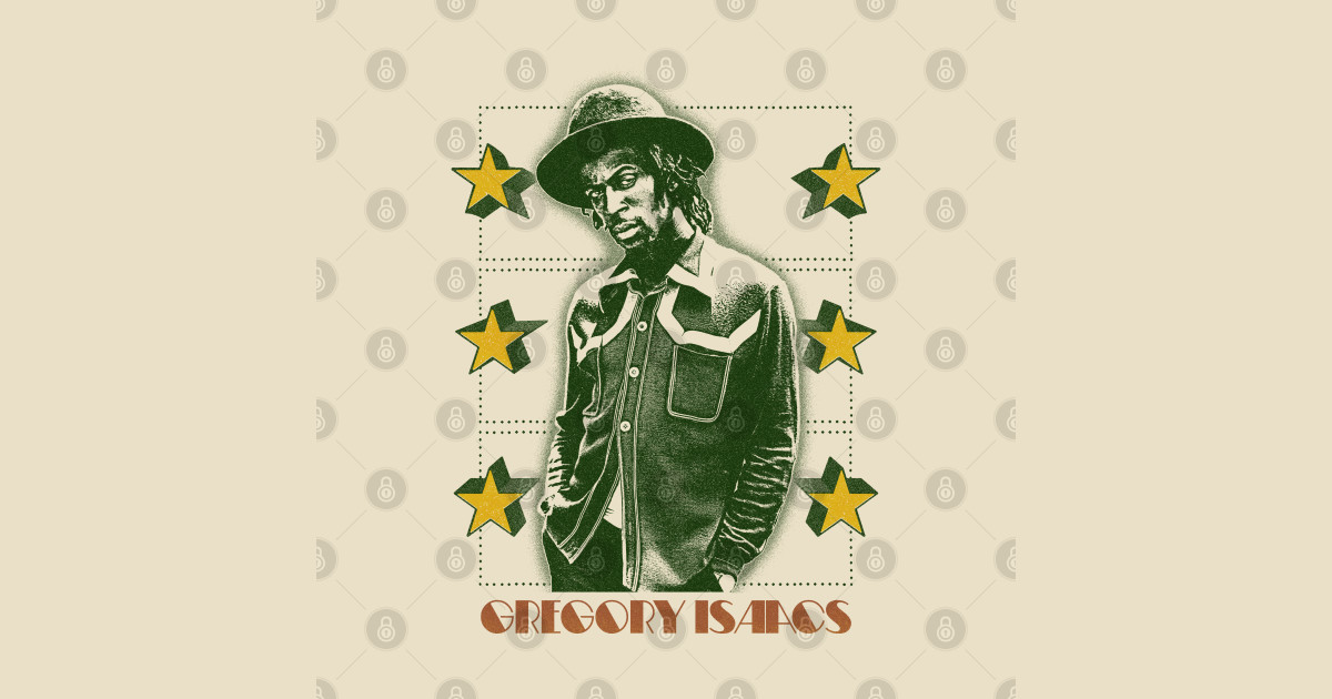 Gregory Isaacs - Original Retro Fan Art - Gregory Isaacs - T-Shirt ...