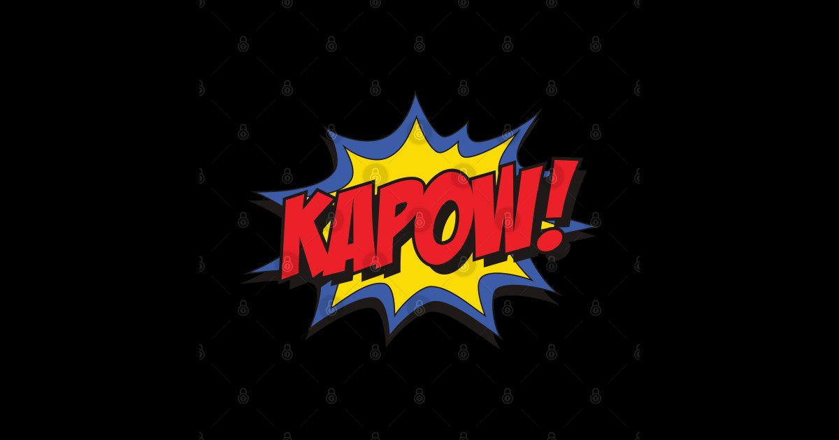 KAPOW! - Kapow - Sticker | TeePublic