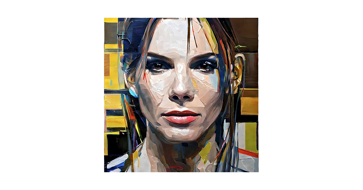 painting of Sandra`s face - Sandra - T-Shirt | TeePublic