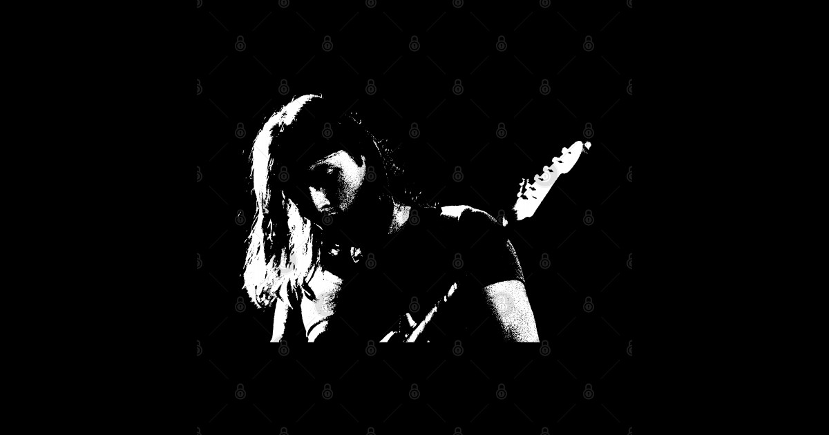 David Gilmour legend - Vintage Style - Sticker | TeePublic