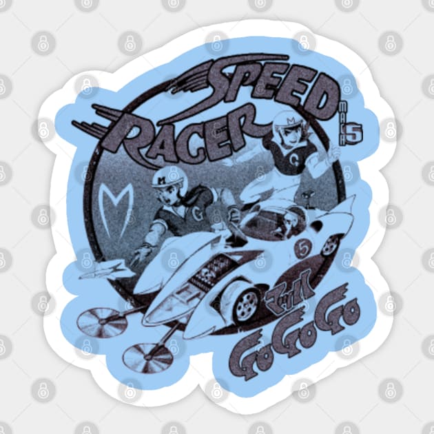 Go!!!.... SPEED RACER - MACH 5 - Speed Racer - Sticker | TeePublic