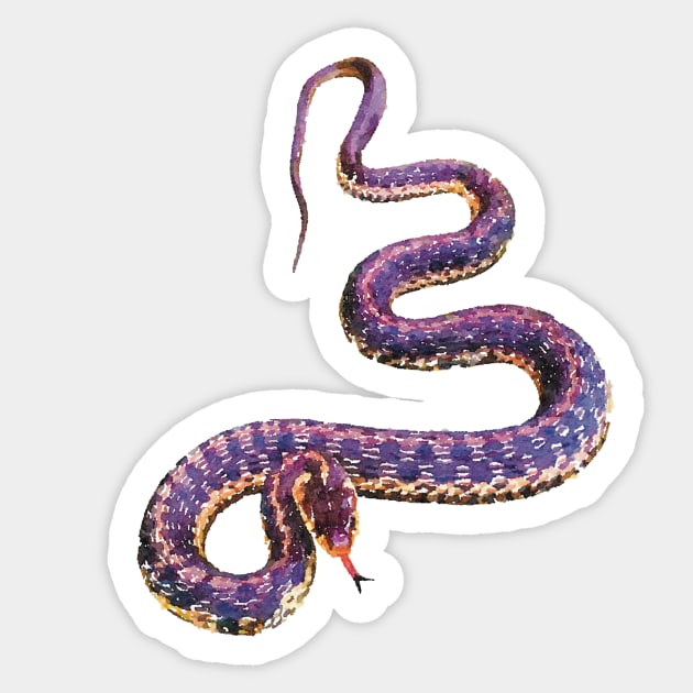Purple Snake - Purple Snake - Sticker | TeePublic