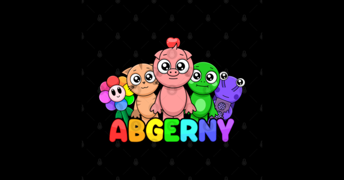 Abgerny Characters - Abgerny - Sticker | TeePublic