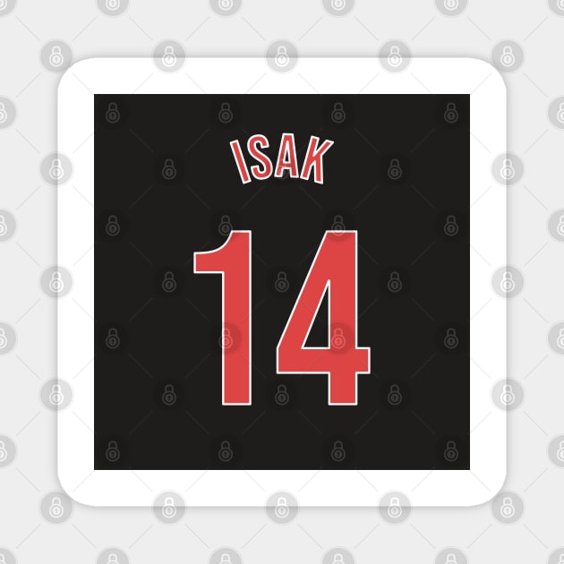 Isak 14 Home Kit - 22/23 Season - Alexander Isak - Magnet | TeePublic