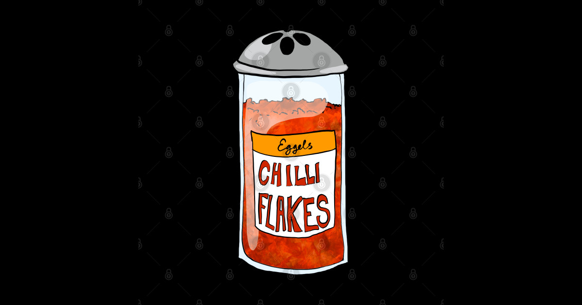 Chilli Flakes Shaker - Chilli - Sticker | TeePublic