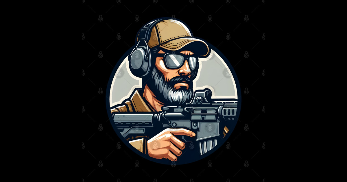 Tactical Man - Tactical - Sticker | TeePublic