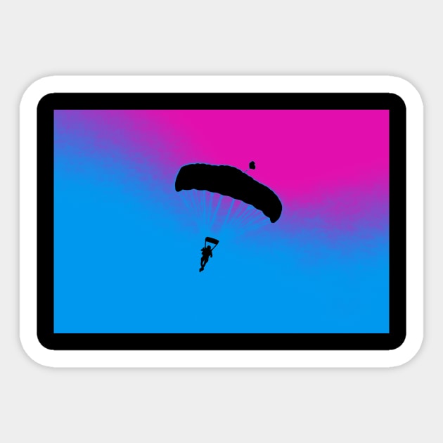 Risk Taker - Skydiving - Skydiver - Sticker | TeePublic