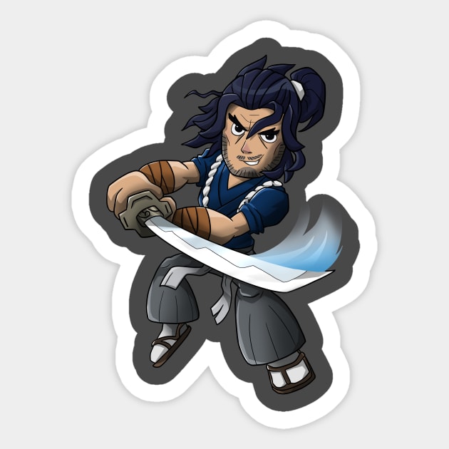 Koji Brawlhalla - Brawlhalla - Sticker | TeePublic