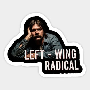 Left Wing Radical Man Portrait Stickers for Sale | TeePublic