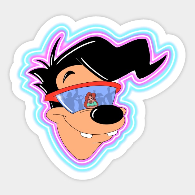 Neon Max - A Goofy Movie - Sticker | TeePublic