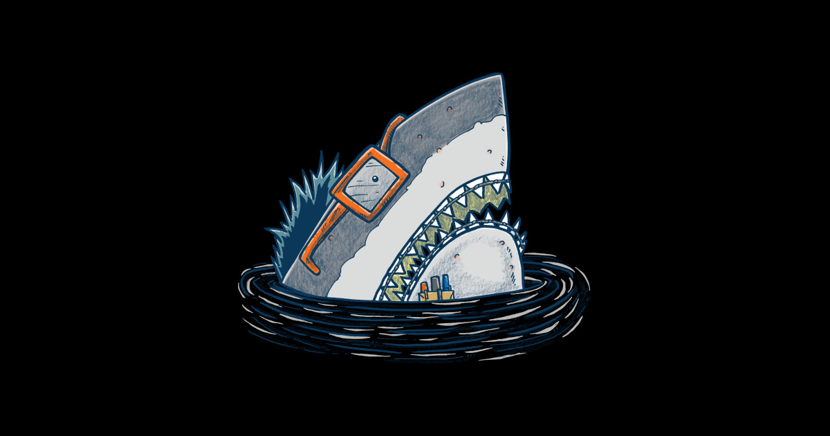 The Nerd Shark - Glasses - Sticker | TeePublic
