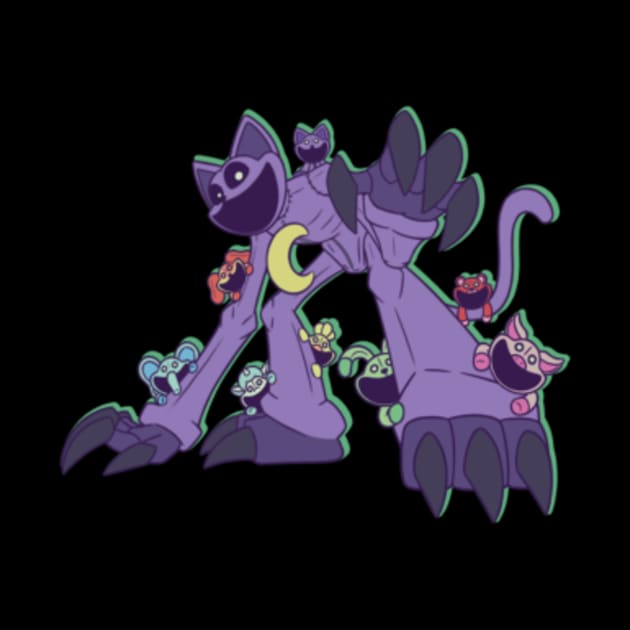 Catnap And The Mini Critters Smiling Critters Fanart - Catnap ...