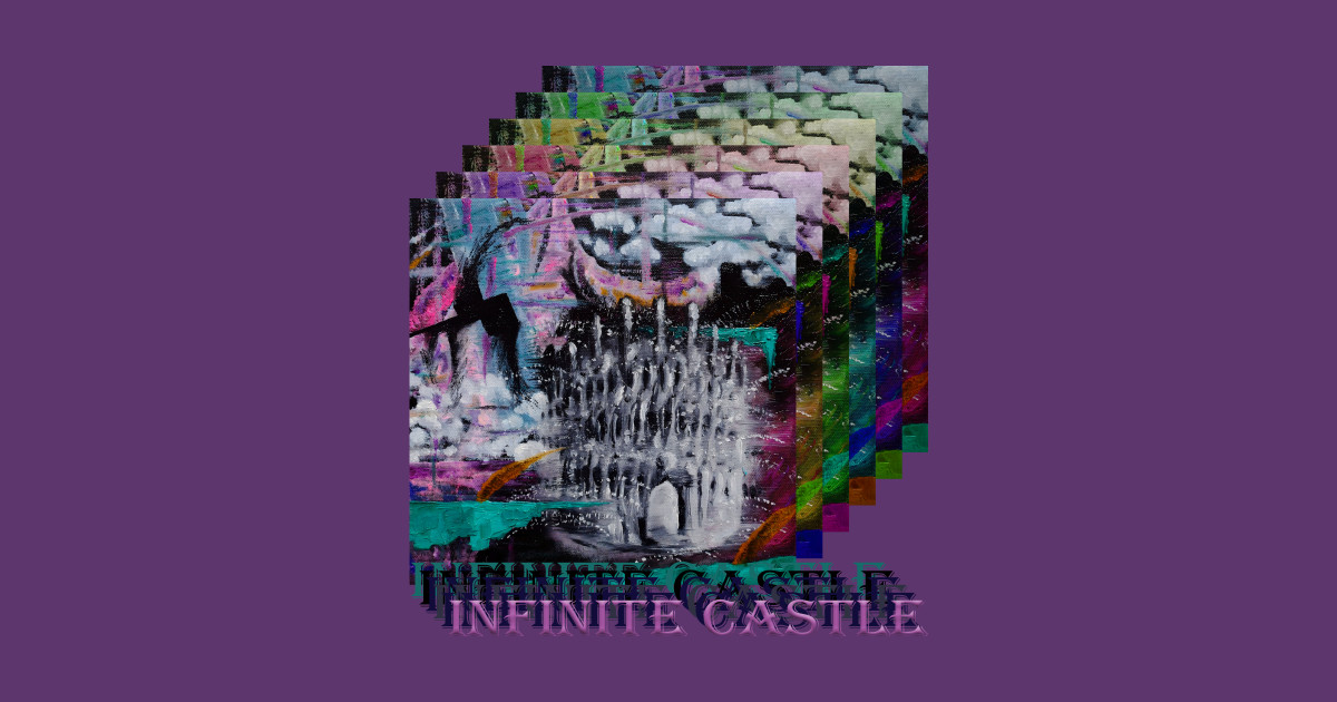 Infinite Castle Album Cover - Painting - T-Shirt | TeePublic