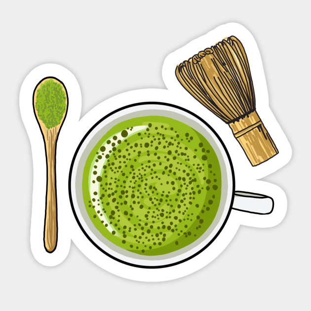 Matcha sticker! - Matcha - Sticker | TeePublic