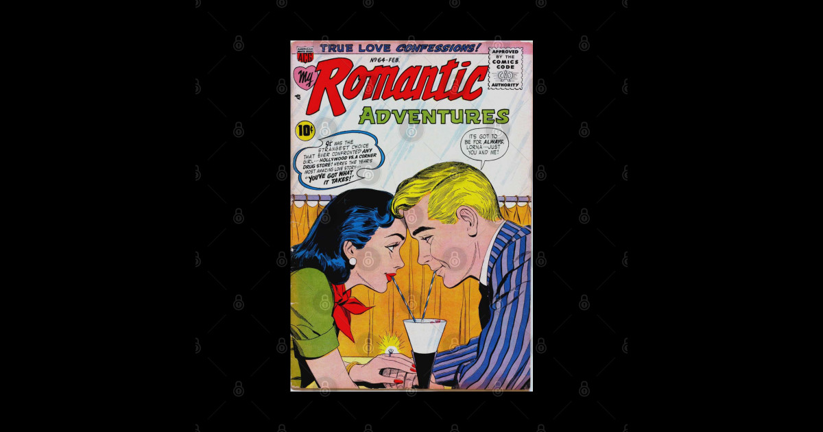 Vintage "Romantic Adventures" Cover - Vintage Comic Book Cover ...