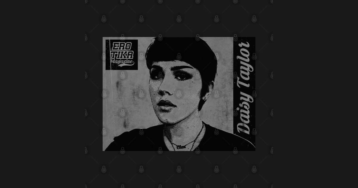 Erotic Magazine: Daisy Taylor BW - Erotic Art - T-Shirt | TeePublic