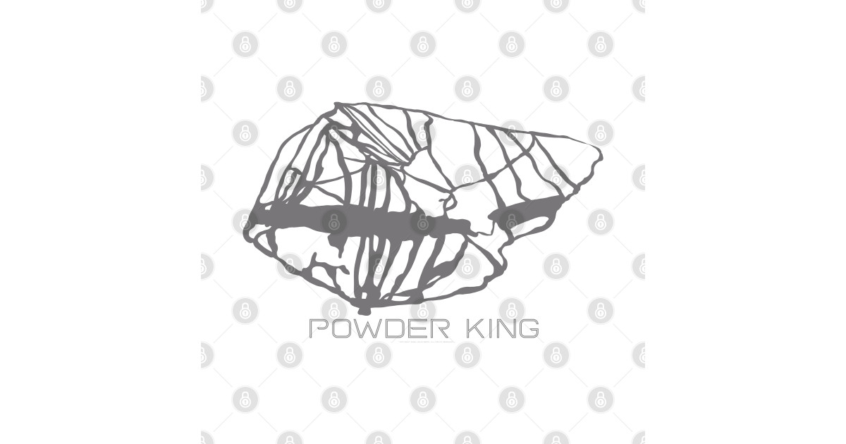 Powder King Resort 3D - Powder King - T-Shirt | TeePublic