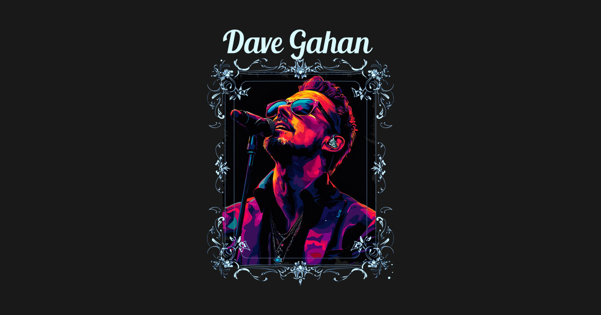 DAVE GAHAN MUSICIAN FAN ART - Dave Gahan Musician Fan Art - T-Shirt ...