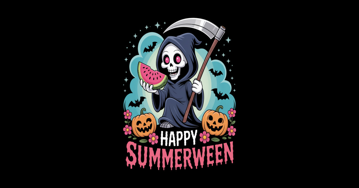 Happy Summerween – Skeleton & Jack-o-lantern - Happy Summerween ...