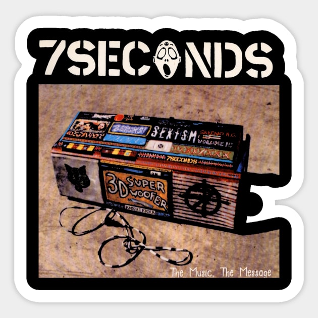 7 SECONDS BAND - 7 Seconds Band - Sticker | TeePublic