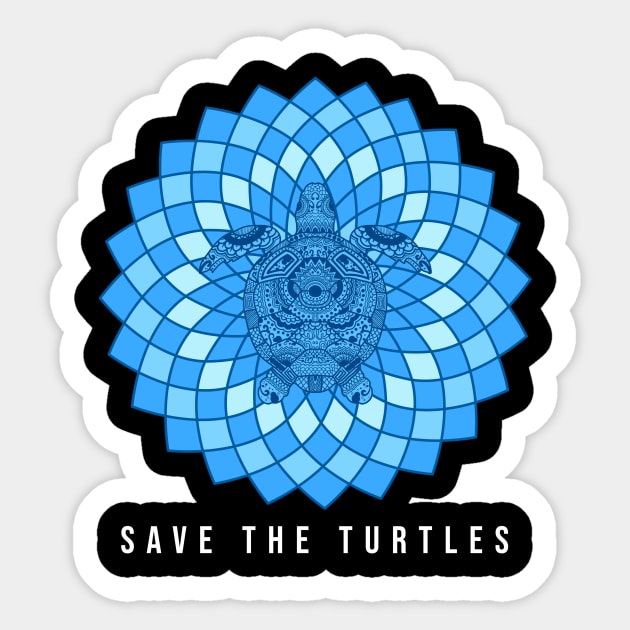 Save the turtles - Turtle - Sticker | TeePublic