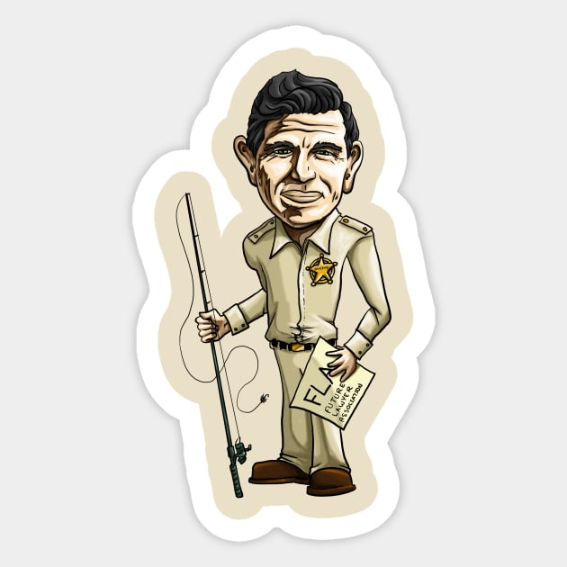 Andy Griffith - Mayberry - Andy Griffith - Sticker | TeePublic