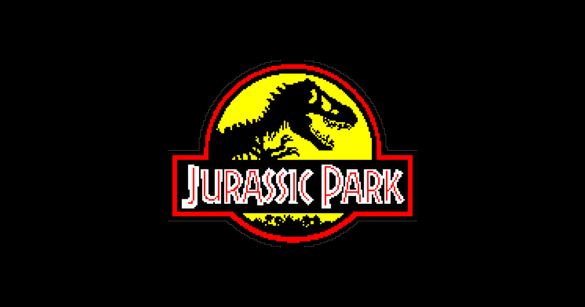 8-Bit Jurassic Park - Pixel - Posters and Art Prints | TeePublic