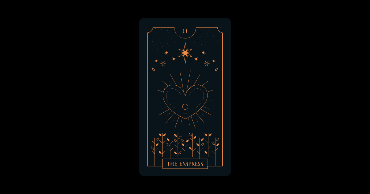 The Empress Tarot Card - Empress Tarot Card - Sticker | TeePublic