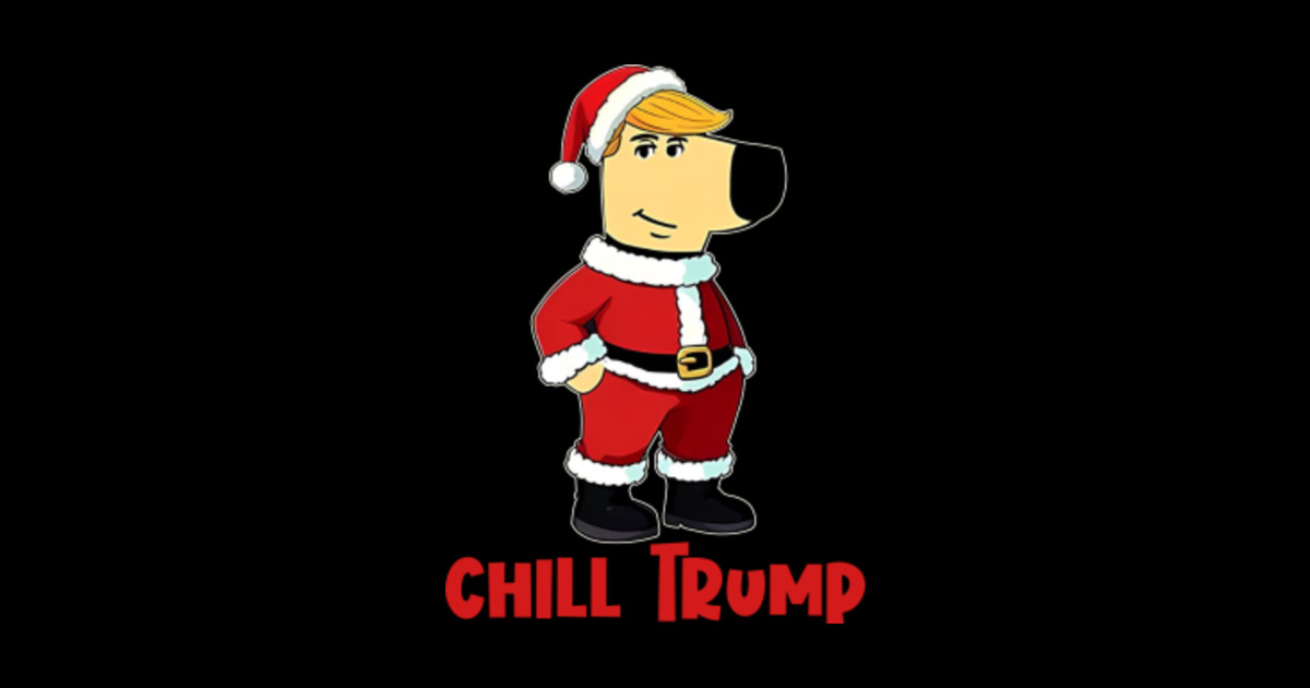 Chill Trump - Trendy Meme Chill Dog - Sticker | TeePublic