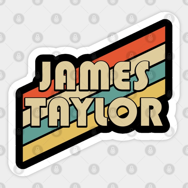 Vintage 80s James Taylor - James Taylor - Sticker | TeePublic