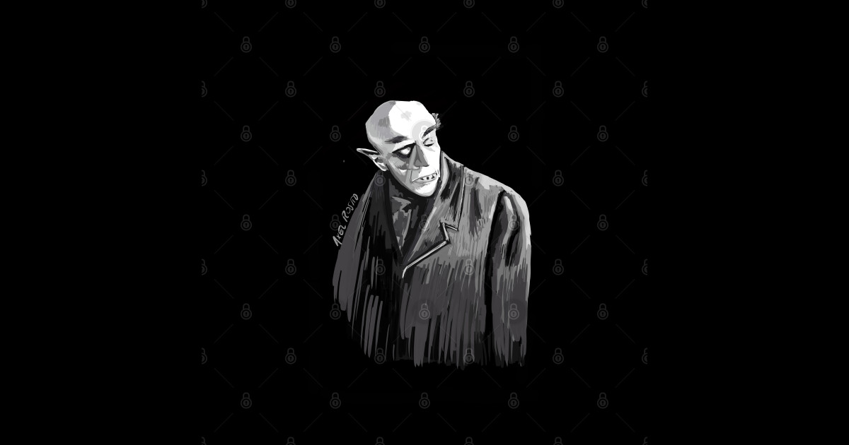Nosferatu Illustration - 1932 - Nosferatu - Sticker | TeePublic