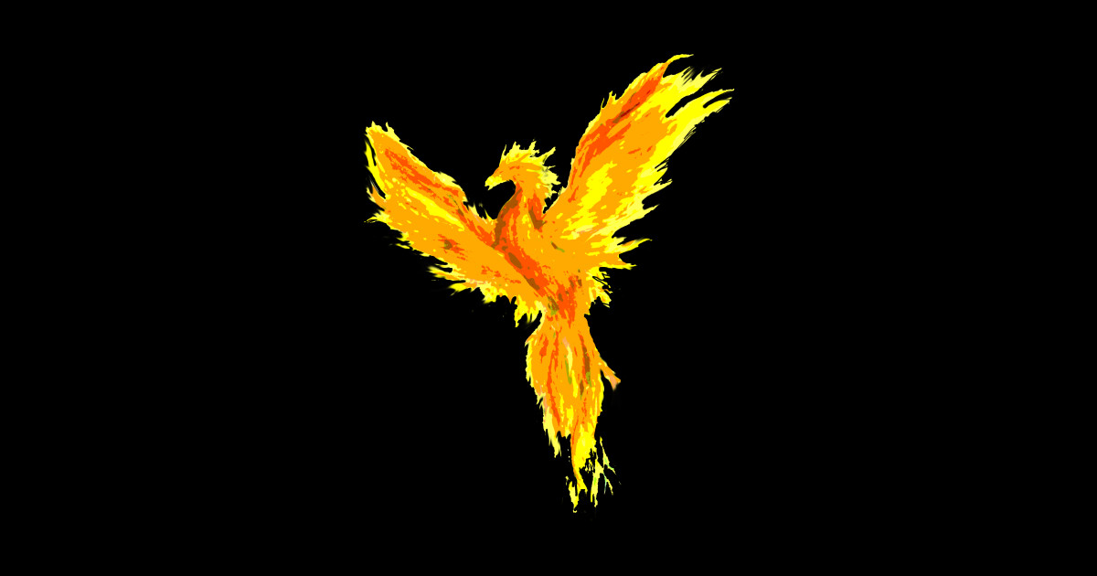 yellow phoenix - Phoenix - Sticker | TeePublic