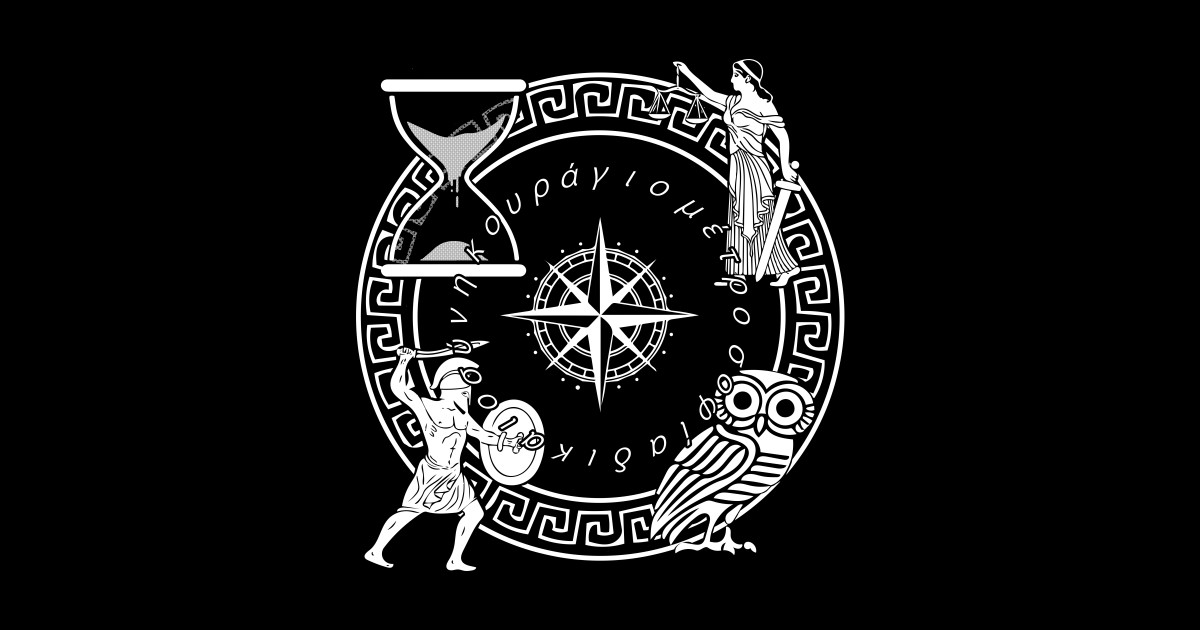 The Four Stoic Virtues - Stoicism - Sticker | TeePublic