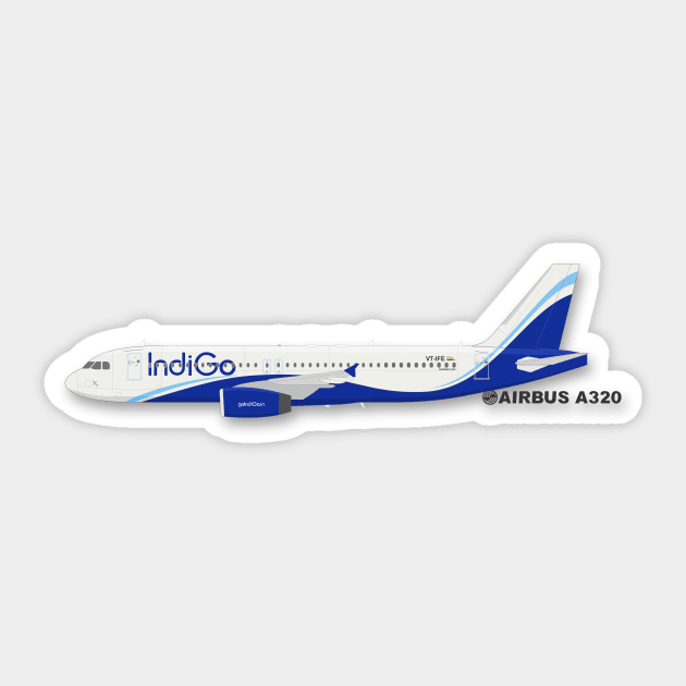 Airbus A320 - Airbus A320 - Sticker | TeePublic