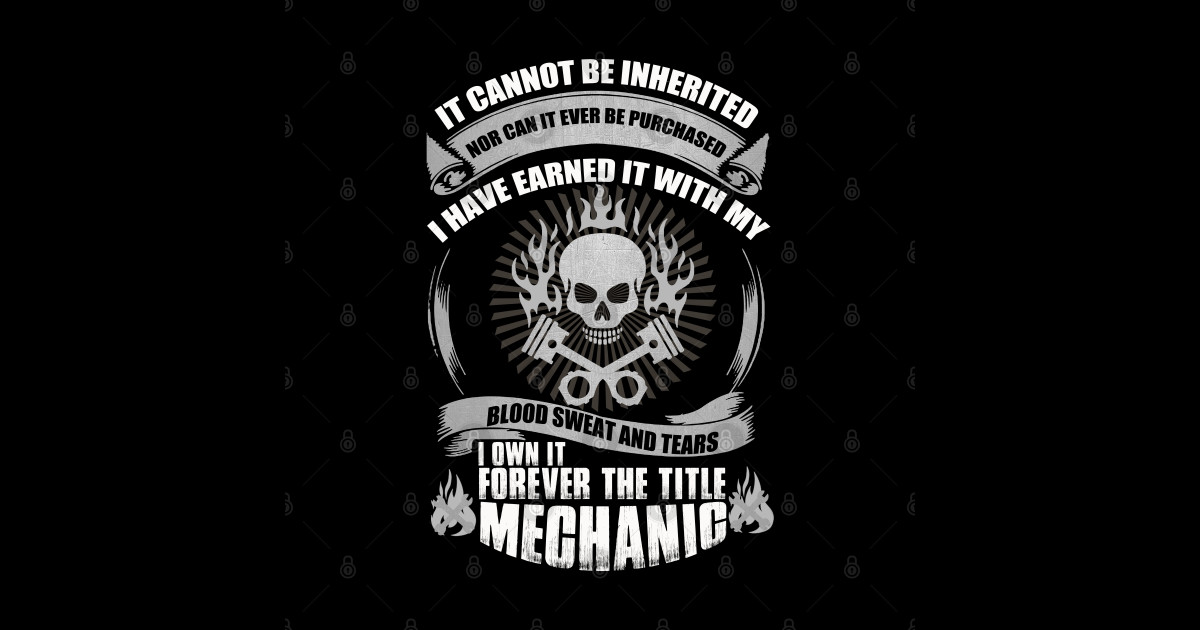 Mechanic - Mechanic - Sticker | TeePublic