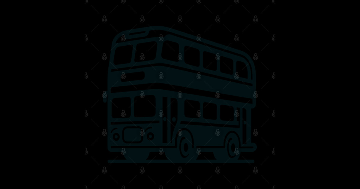 Double Decker Bus - Double Decker Bus - Sticker | TeePublic