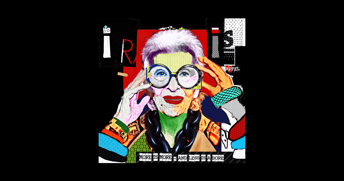 Iris Fashion Icon - Iris Apfel Fashionista - Sticker | TeePublic
