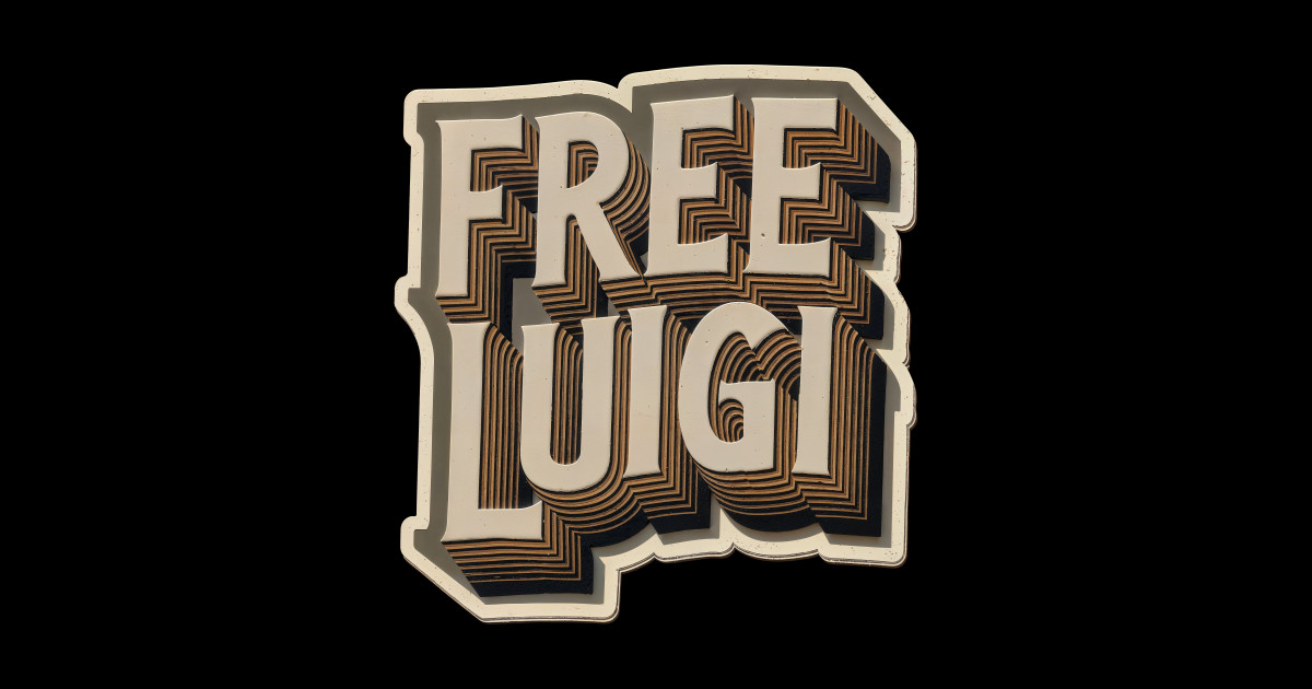 Free Luigi - Free Luigi - Sticker | TeePublic