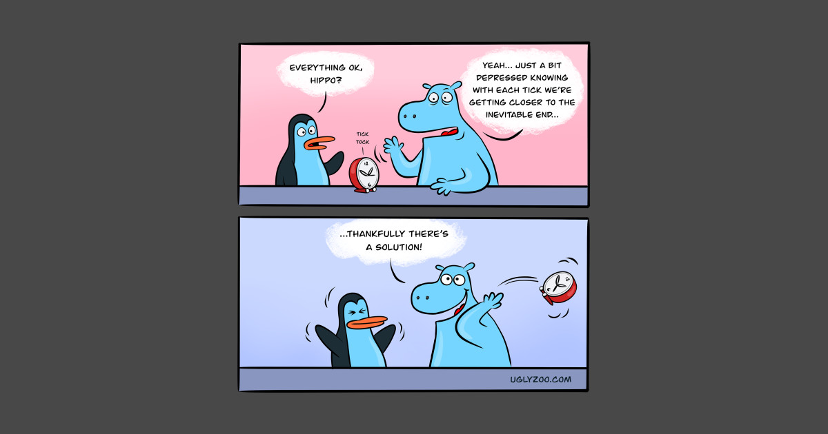 "The Solution" for Zoo Pals of the Ugly Zoo Comic Strip - Zoo - T-Shirt ...