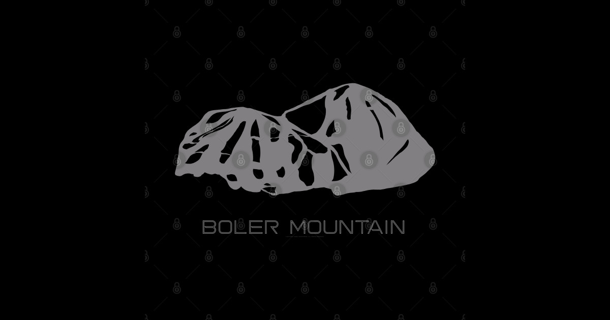 Boler Mountain Resort 3D - Boler Mountain - Sticker | TeePublic