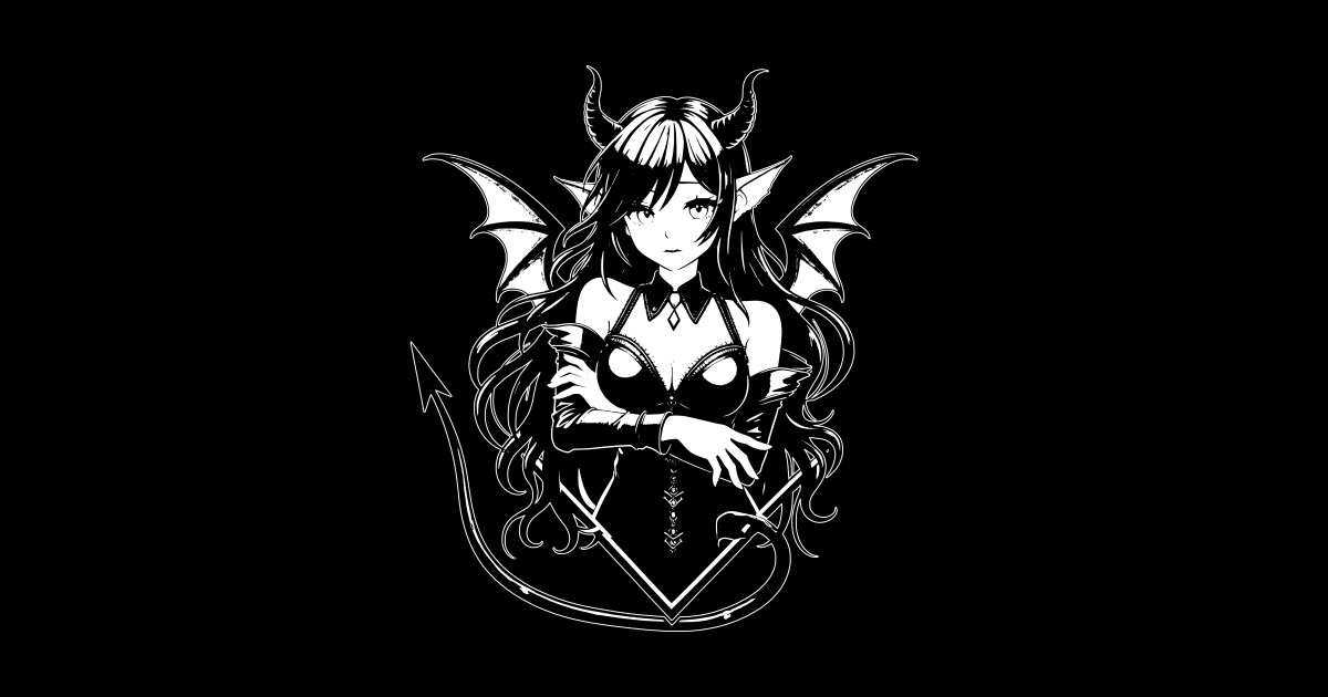 Anime she devil - Devil Girl - Sticker | TeePublic