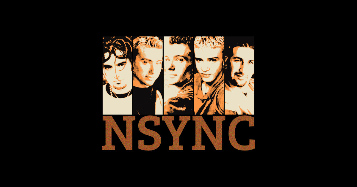 Nsync Vintage Potrait - Nsync - Posters and Art Prints | TeePublic