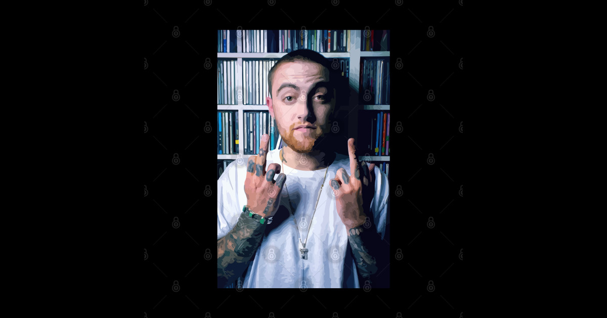 mac miller finger - Mac Miller - Sticker | TeePublic