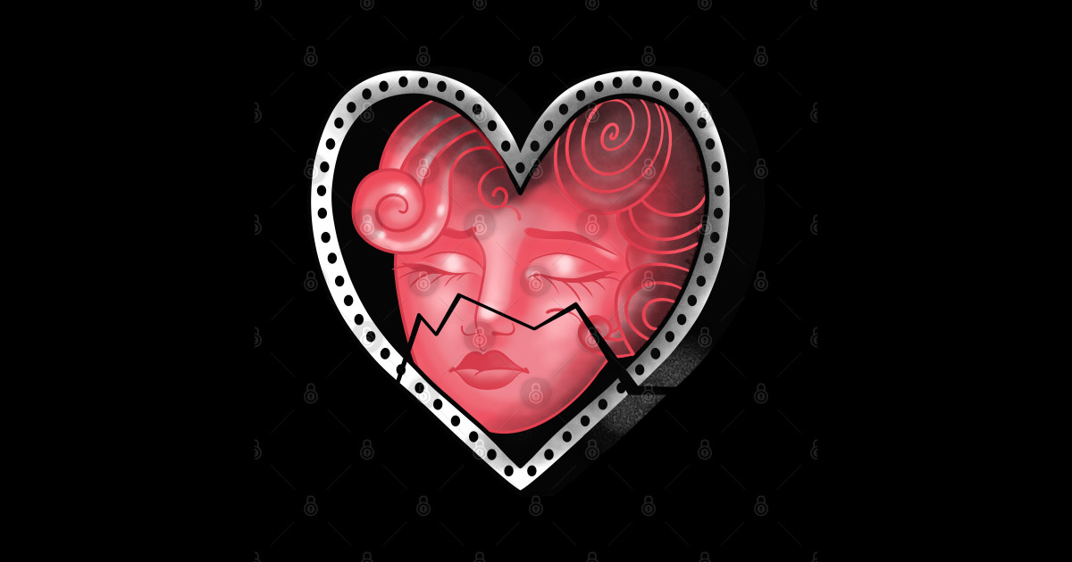 CRYING - Crying Heart Broken Girl Emo Love Tatto - Posters and Art ...