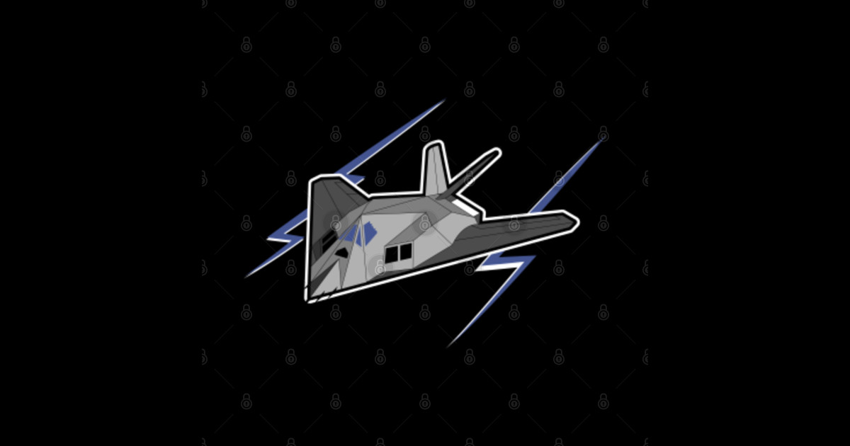 F-117 NIGHTHAWK - F 117 Nighthawk - Sticker | TeePublic
