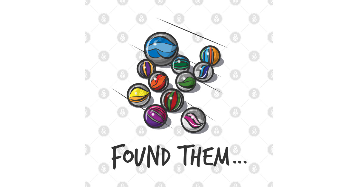 Lost Marbles - Marbles - T-Shirt | TeePublic