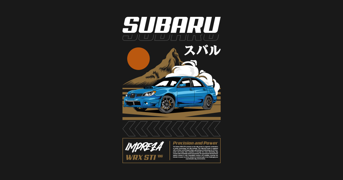 Impreza WRX Rally Car - Impreza Wrx Rally Car - T-Shirt | TeePublic